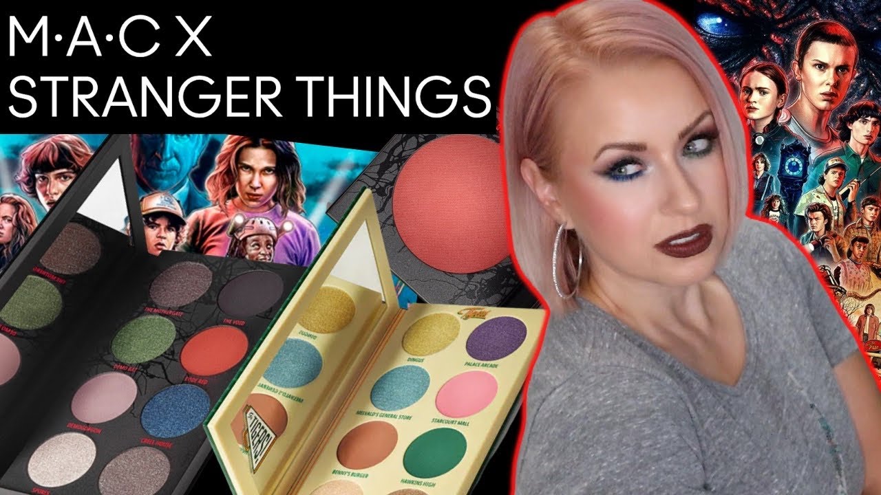 MAC x Stranger Things Collection Review + 4 LOOKS | Steff's Beauty ...
