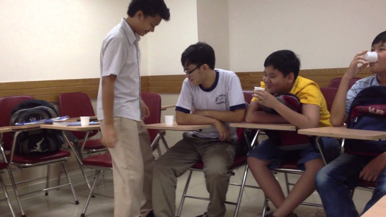 Our waterboy in class! - YouTube