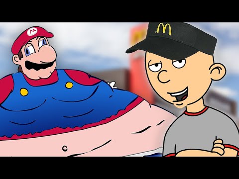 Classic Caillou Gets A Job At McDonalds/Grounded