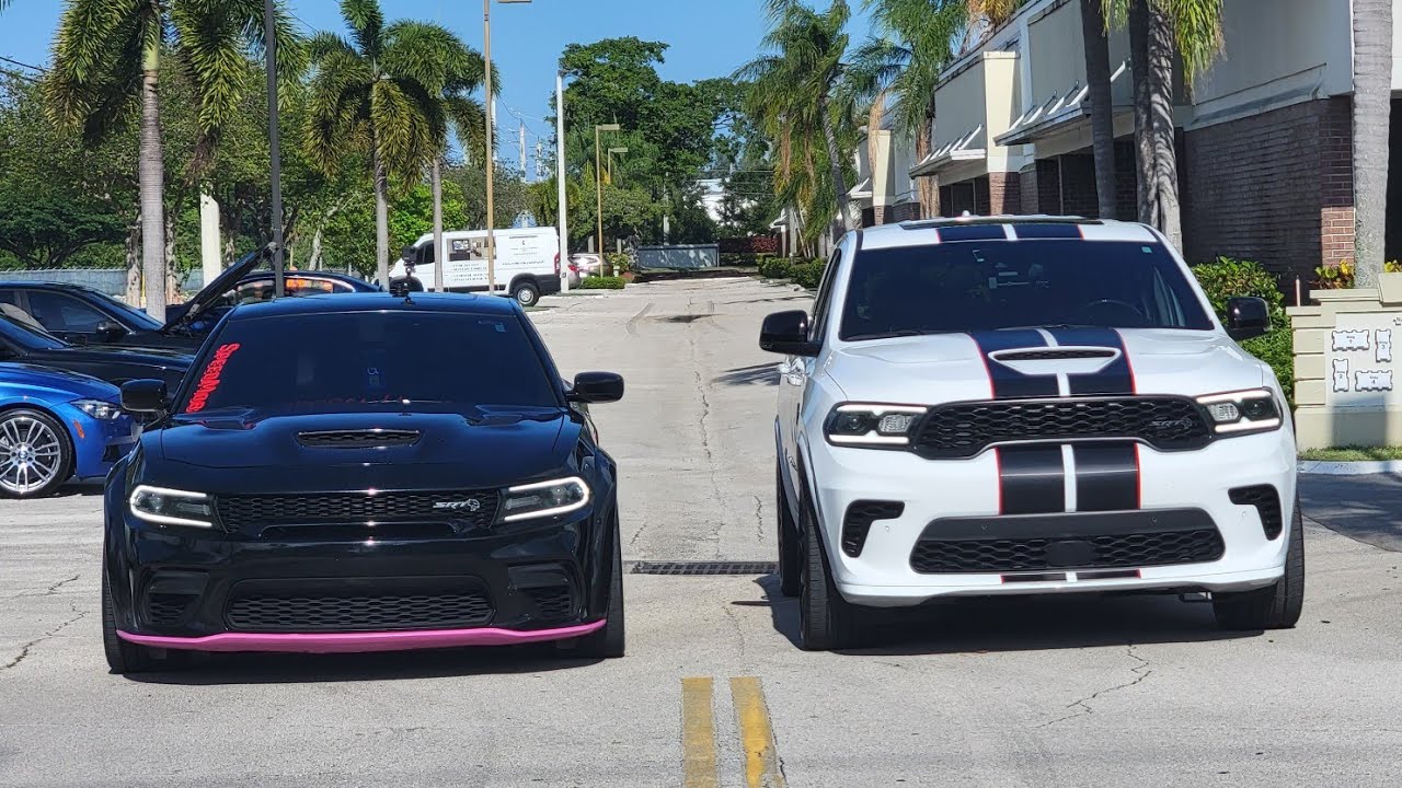 SRT Hellcat Durango VS SRT Hellcat Charger Widebody in a drag race. Dig ...