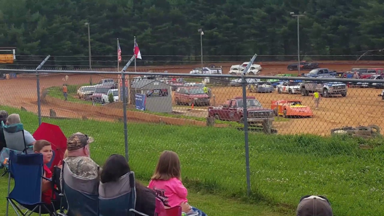 Stock 8 Boone NC mountain view Speedway 7/1/17 - YouTube