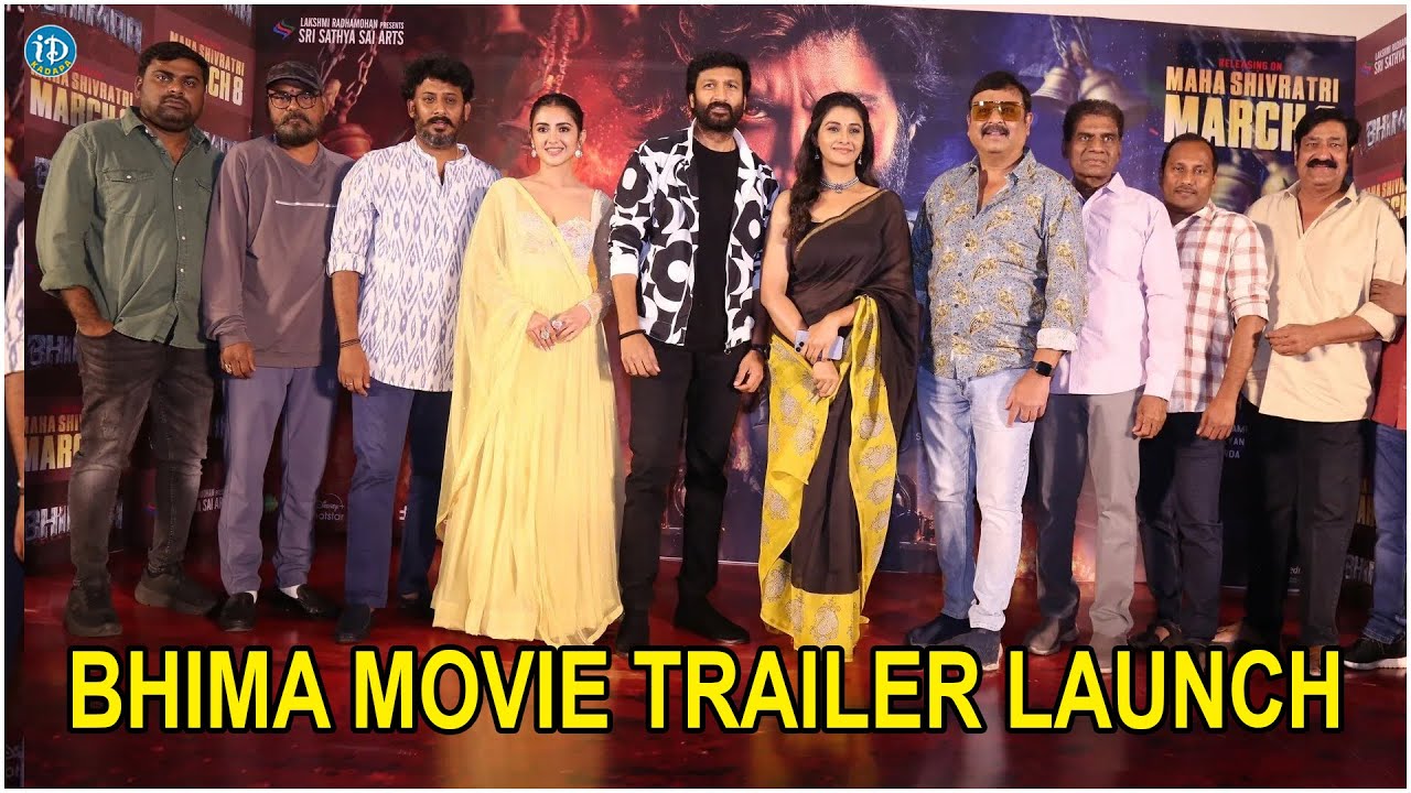 Bhimaa Movie Trailer Laucnh Event | Gopichand | Malavika Sharma ...