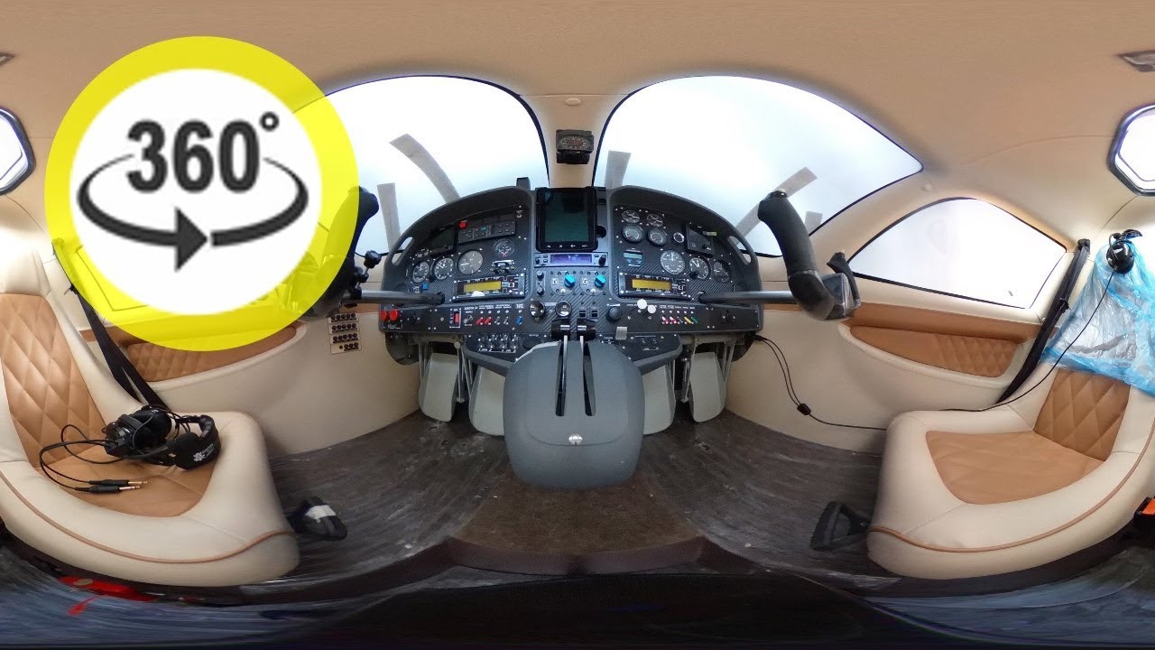 Кабина самолёта-амфибии L142 (Л142) в 3D с включенными приборами - YouTube