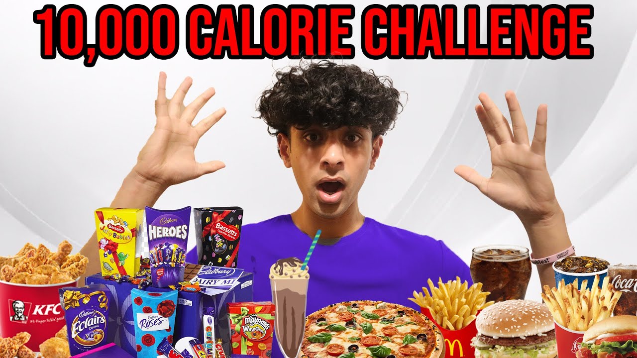 I ATTEMPTED TO EAT 10,000 CALORIES! (CHALLENGE) - YouTube