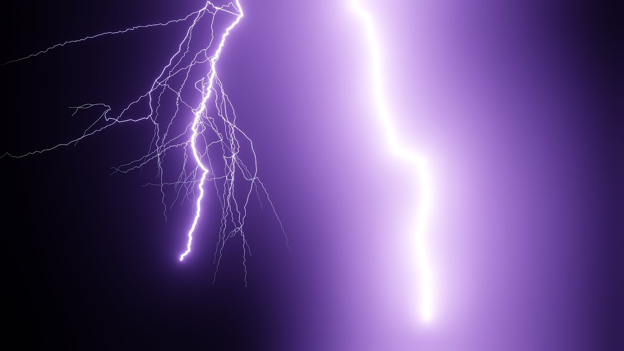 Heavy Thunderstorm & Lightning Background 4K With Rain Lightning Sounds ...