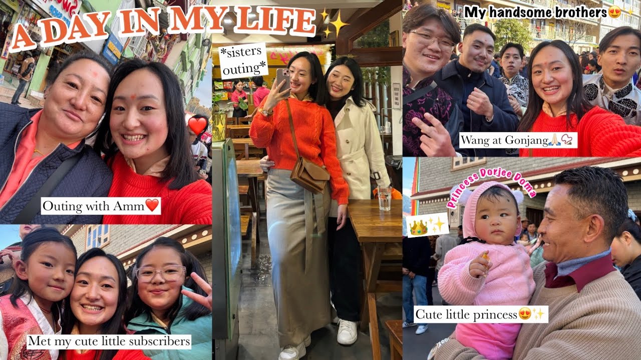 | A day in my life - Receiving blessings, Outing with @SangayVlogs ...