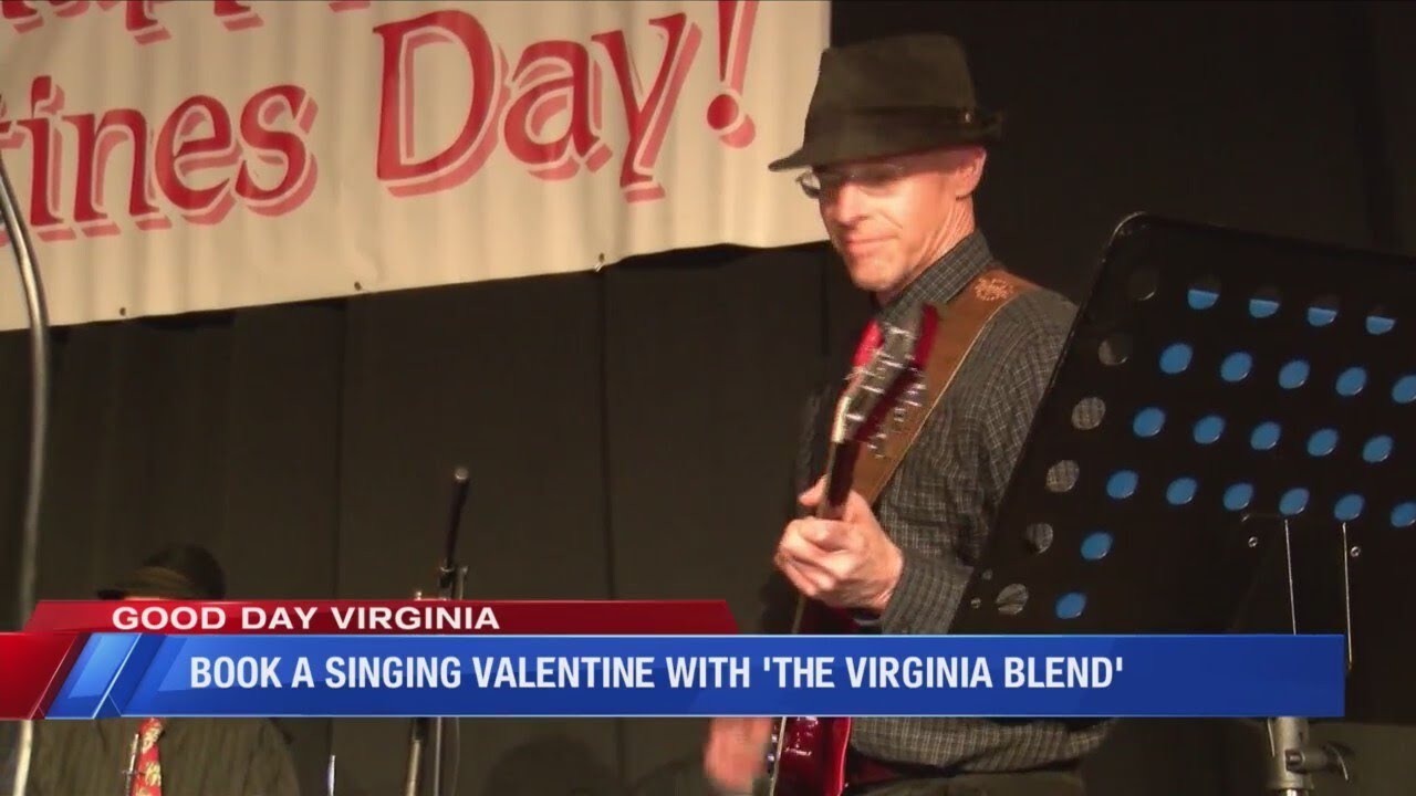 Book a singing valentine with 'The Virginia Blend' - YouTube