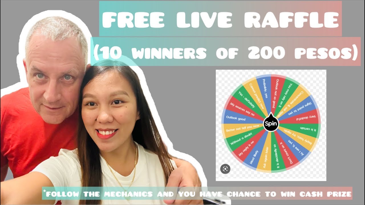 FREE LIVE RAFFLE(10 winners of 200 pesos gcash) - YouTube