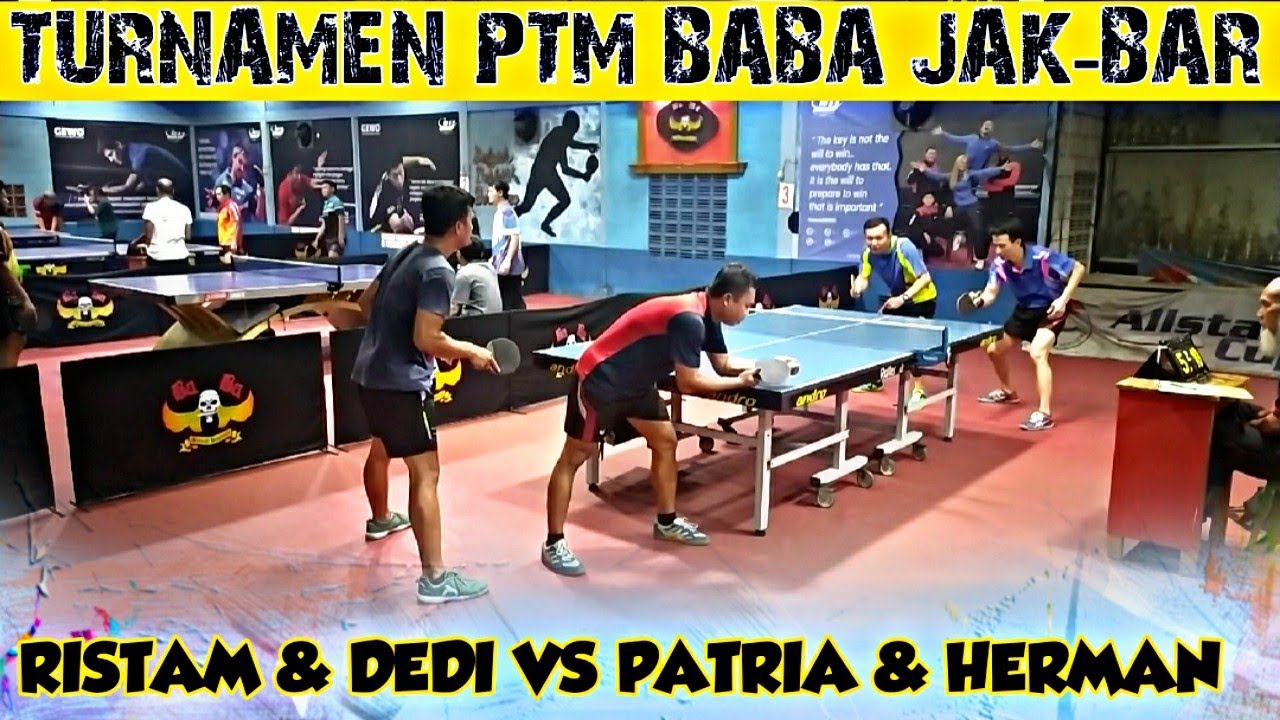 DUET MAUT RISTAM @ThePingPongVideo & DEDI BLOCKER 🆚 PATRIA & HERMAN ...