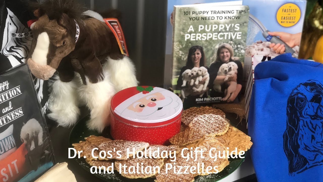 Healthy Dog Eats with Dr. Cos -Holiday Gift Guide & Pizzelles - YouTube