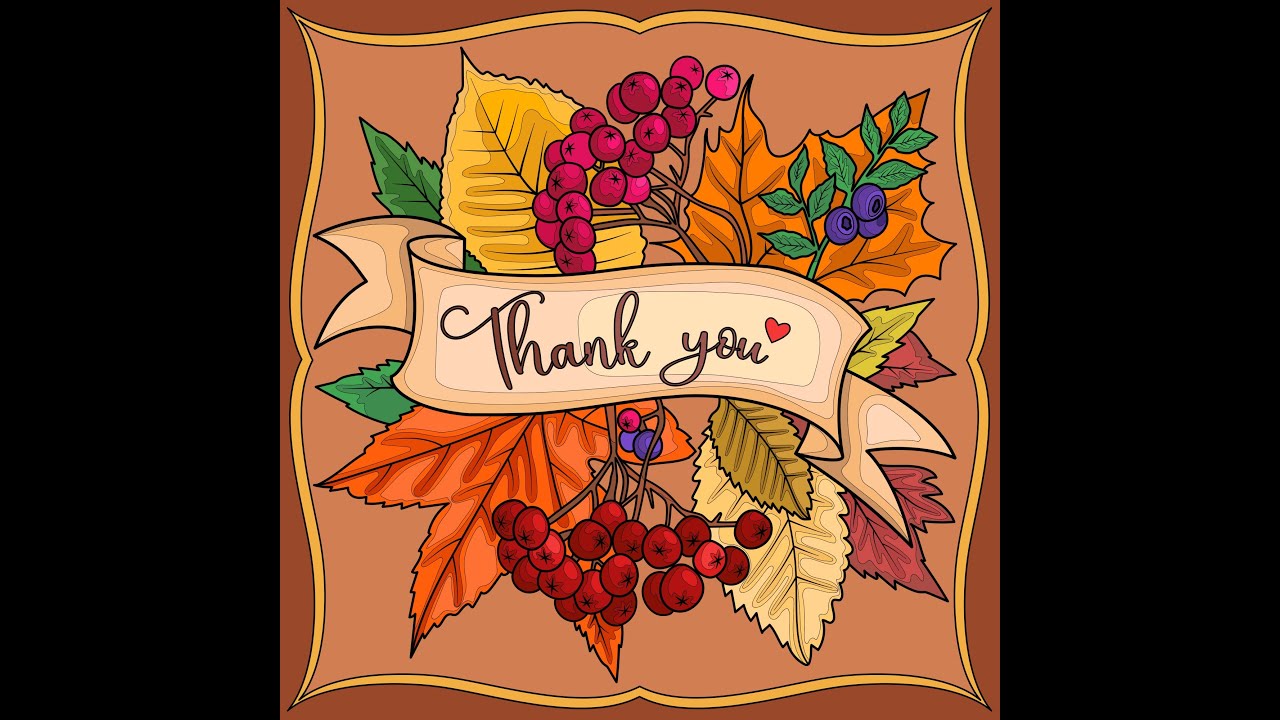Hey Color Paint by Numbers Color with me Thank you Card #coloring # ...