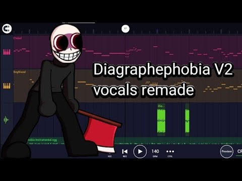 Fnf Diagraphephobia V2 vocals remade - YouTube