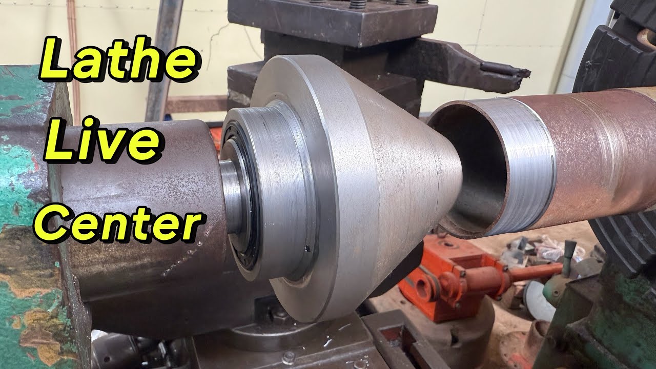 BUILD Your Own Giant Lathe Live Center From Scratch! - YouTube