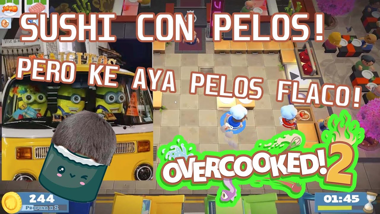 Overcooked 2 / SUSHI CON PELOS - YouTube