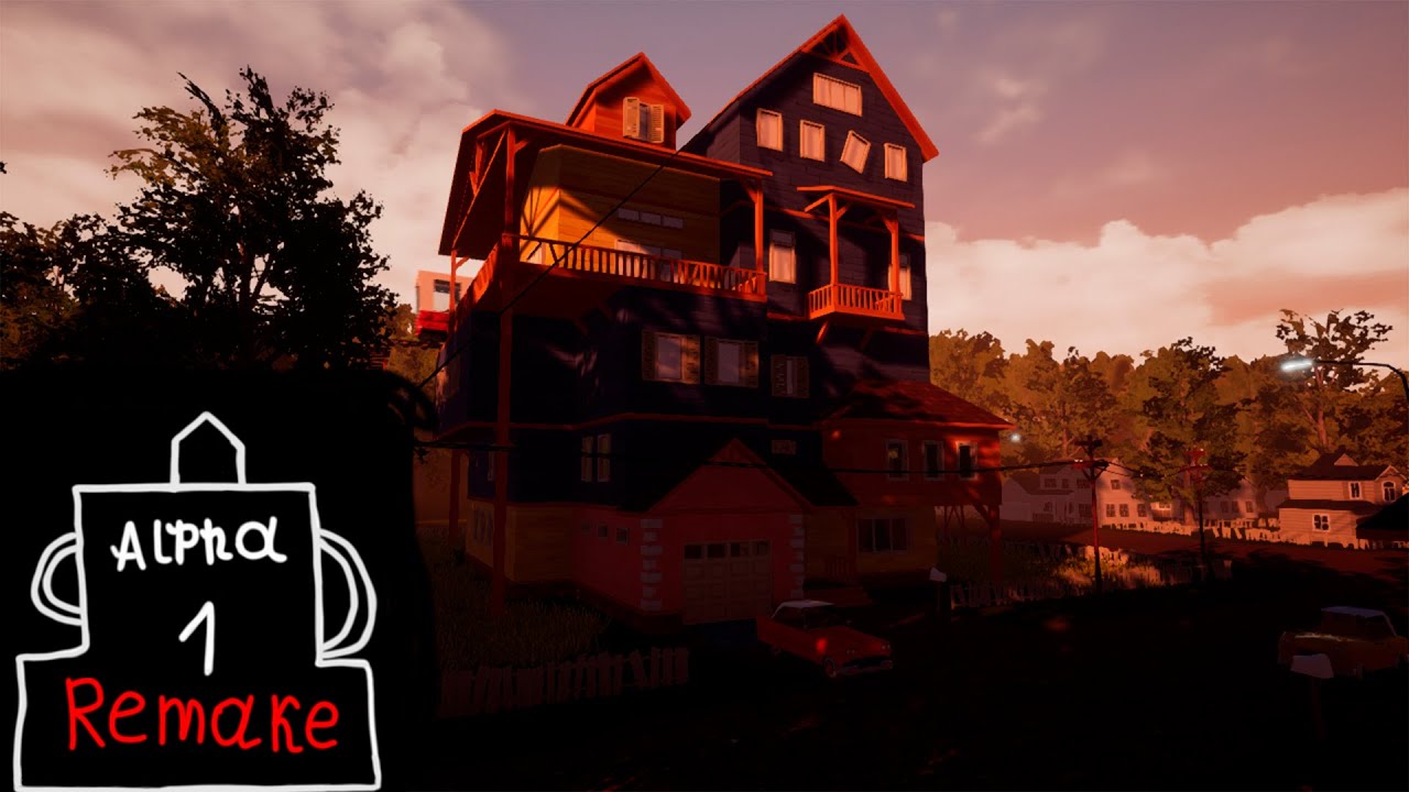 HELLO NEIGHBOR MOD KIT - ALPHA 1 REMAKE (MIX ART) #1 - HELLO NEIGHBOR ...