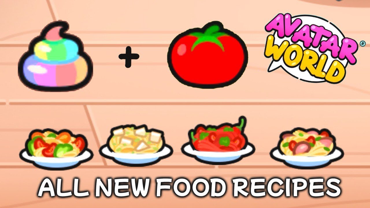 Unlock! ALL NEW FOOD RECIPES in Avatar World | AVATAR WORLD SECRET FOOD ...