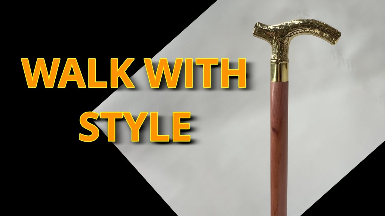 How to Make a Wooden Walking Cane | DIY Woodworking Project - YouTube