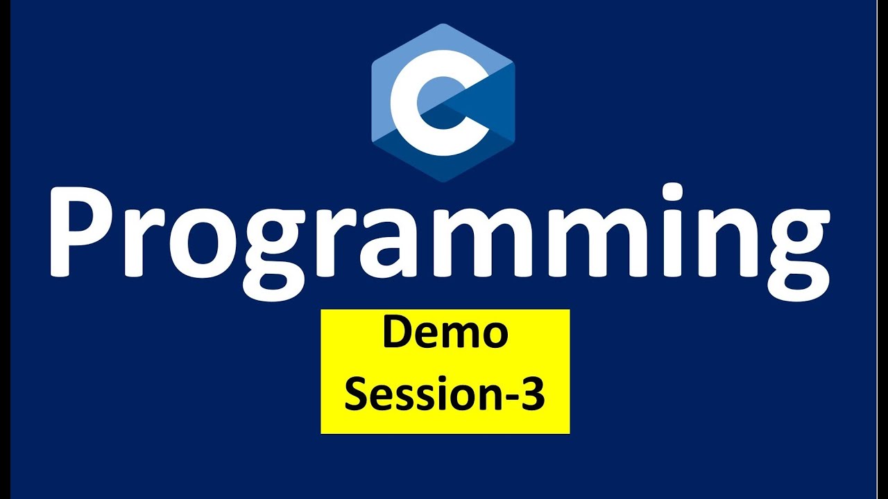 C Tutorial | C Programming | Demo-3 - YouTube