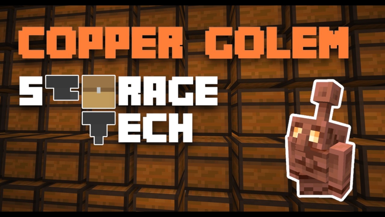 Optimized Copper Golem Multi-Item Sorting - YouTube