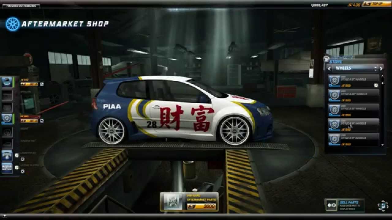 NFS World - My Garage (All cars) - YouTube