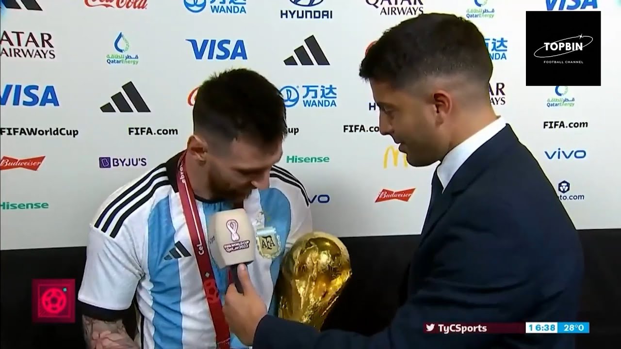 WORLD CUP FINAL - Messi Interview After Winning 🏆 - YouTube