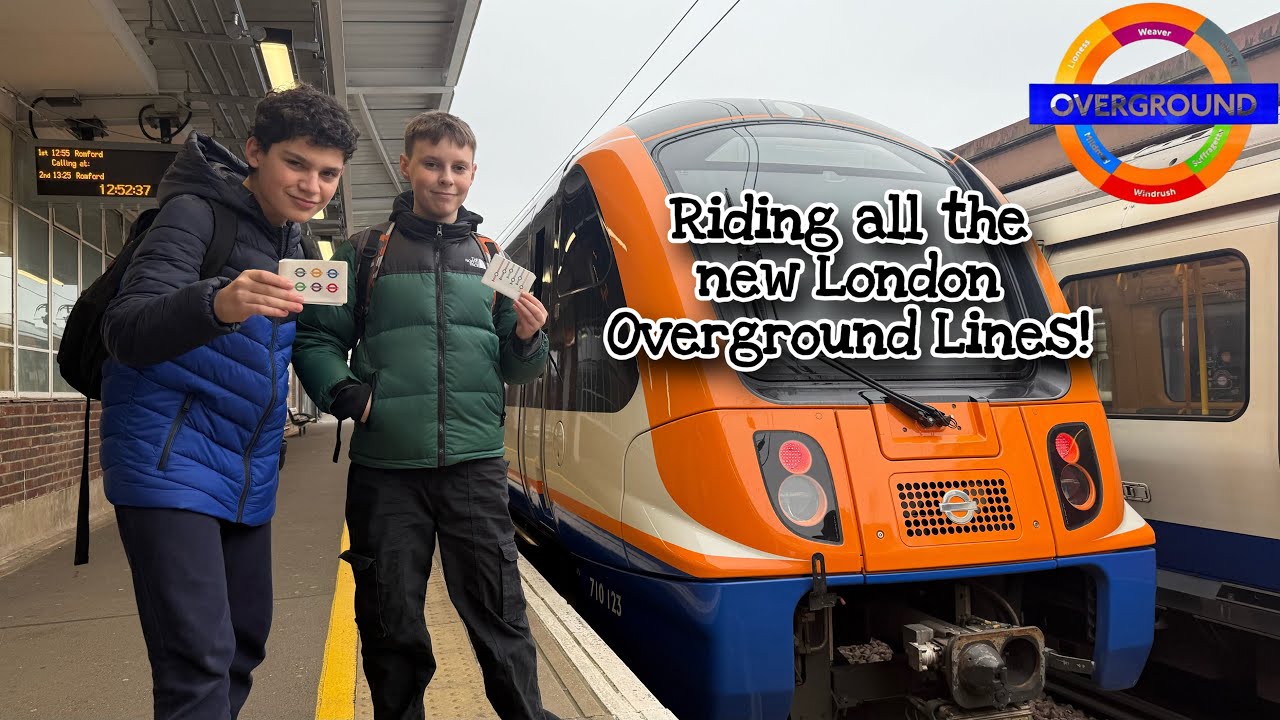 Riding all the renamed London Overground Lines! - YouTube