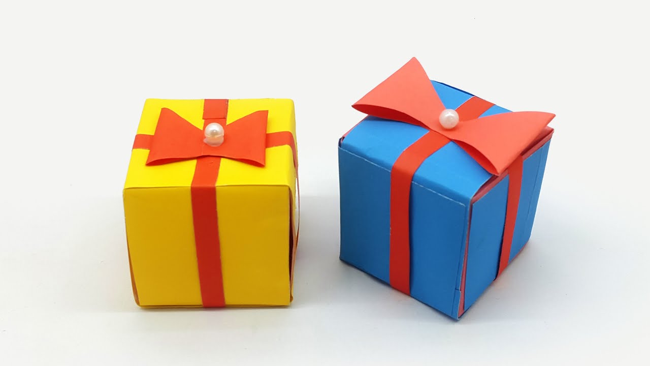 DIY Gift Box How To Make A Gift Box Using Paper EAsy Paper Craft DIY Gift Box How To Make A Gift Box Using Paper EAsy Paper Craft