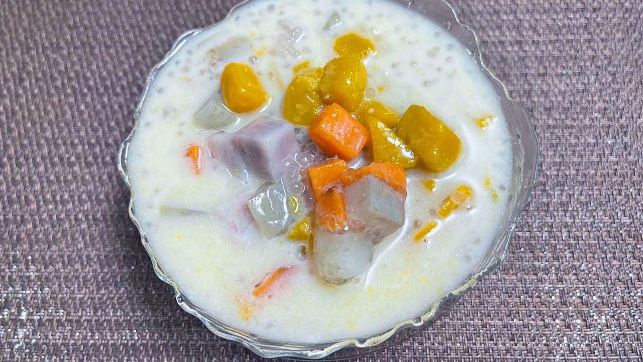 បង្អែមមើមបន្លែចំរុះ | Fruit and Root Vegetable Dessert - YouTube