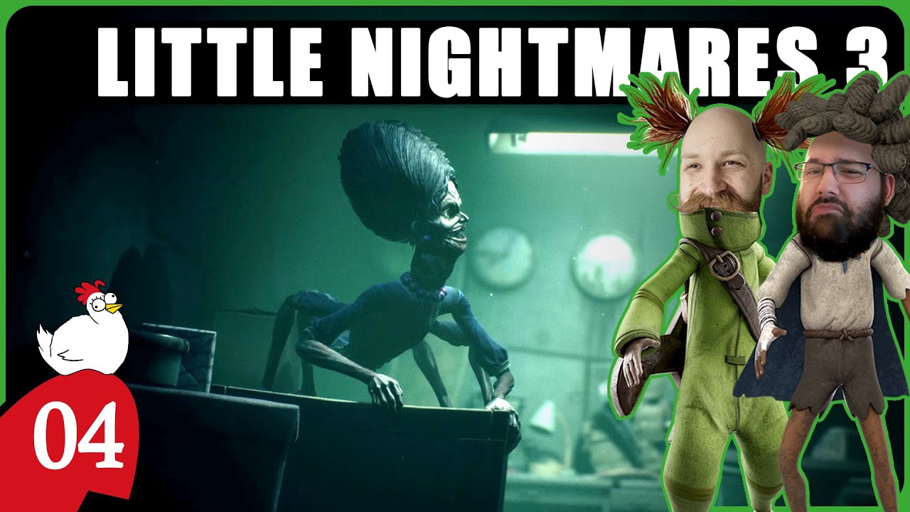 The Creepy SPIDER-MAM 💚 Little Nightmares 3 [04] SIMPLE Coop - YouTube