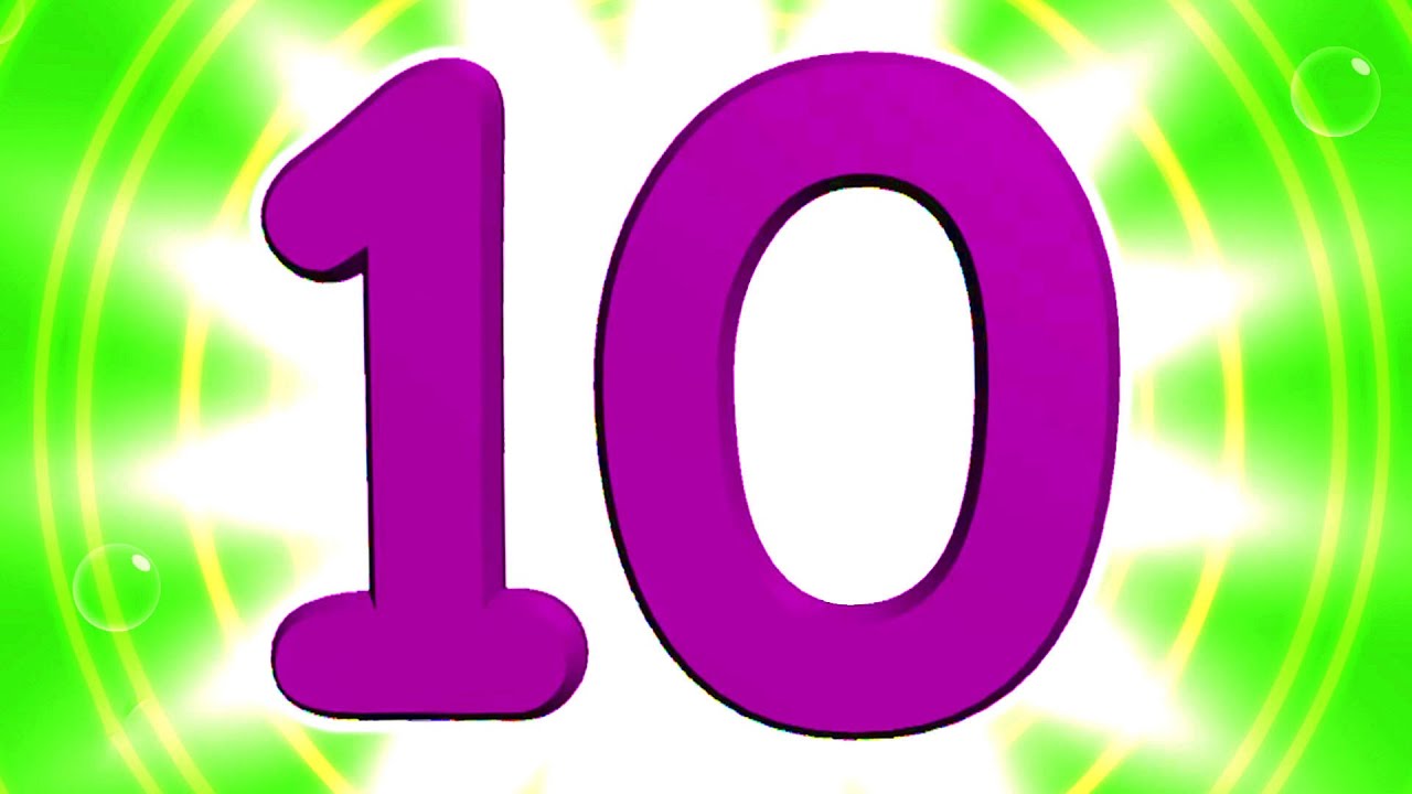 Ten Little Numbers, Learn To Count and Song for Children - YouTube