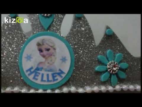 Como Hacer CORONA de Elsa de FROZEN en Foami - Creaciones Mirla - - YouTube