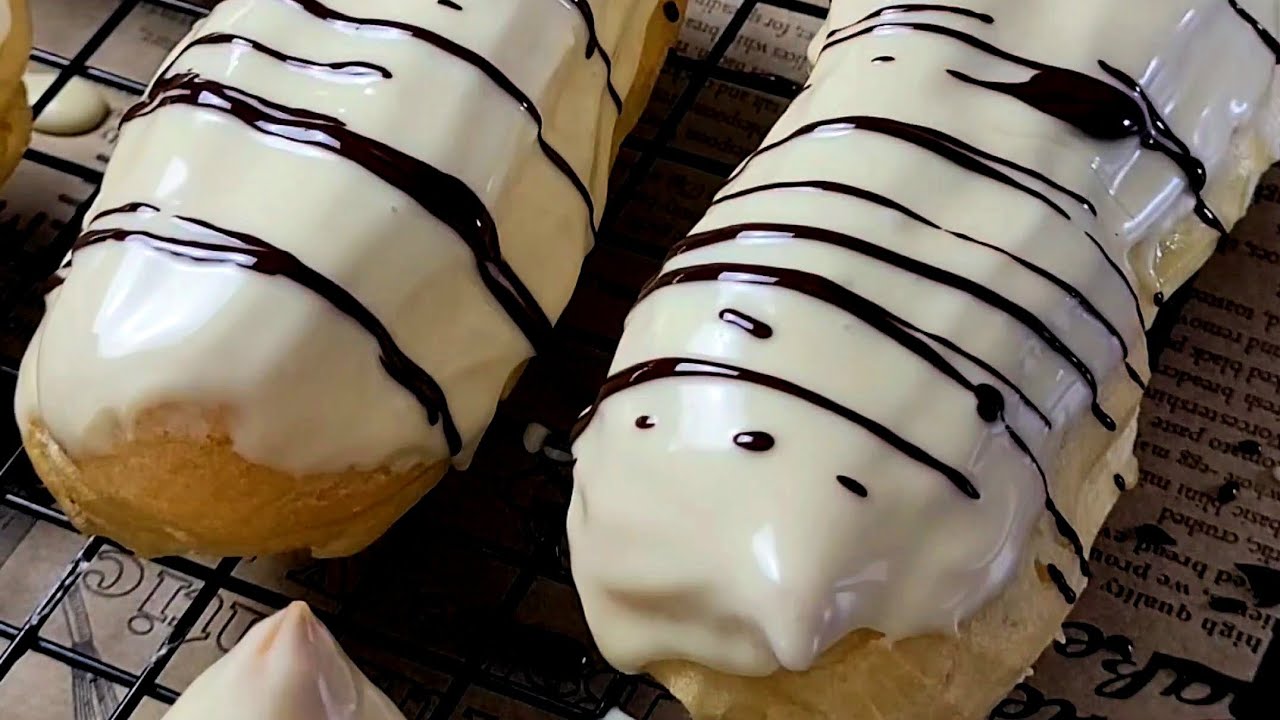 White Eclair - so easy and delicious 😋😋 Recipe look at the Text - YouTube