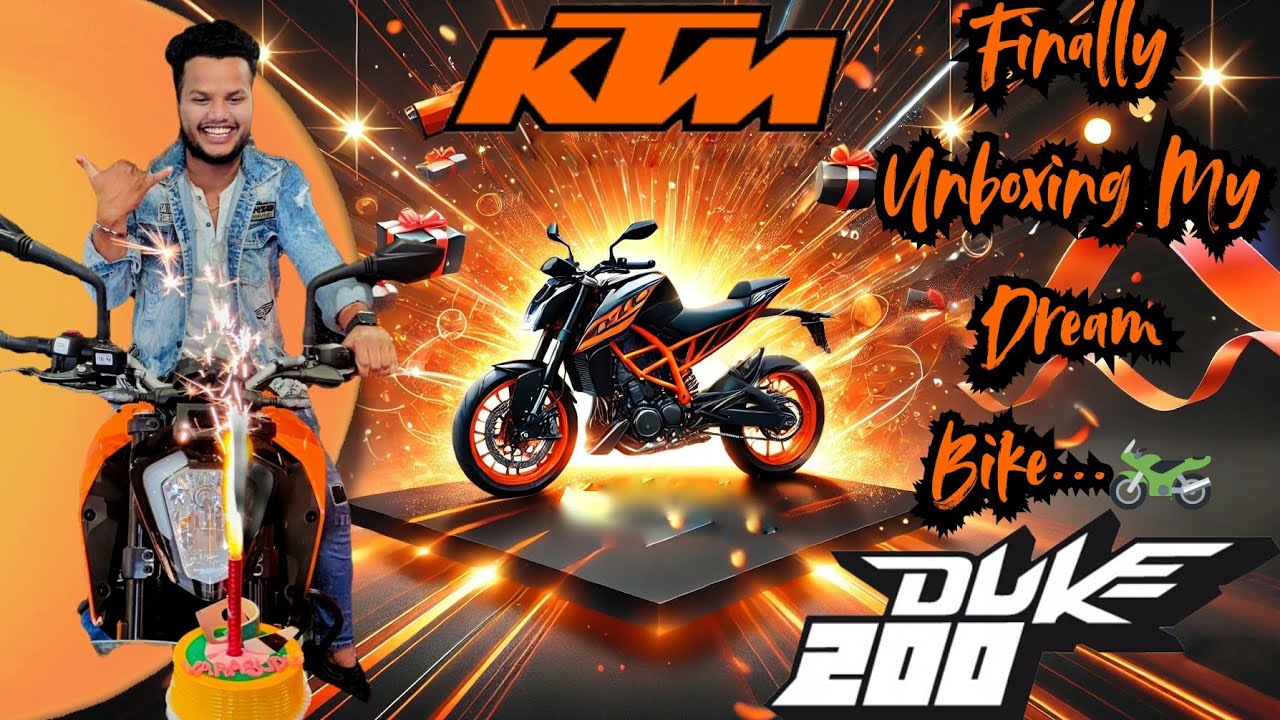Finally Unboxing My Dream Bike...🏍 KTM || DUKE 200__ Dream Come True ...