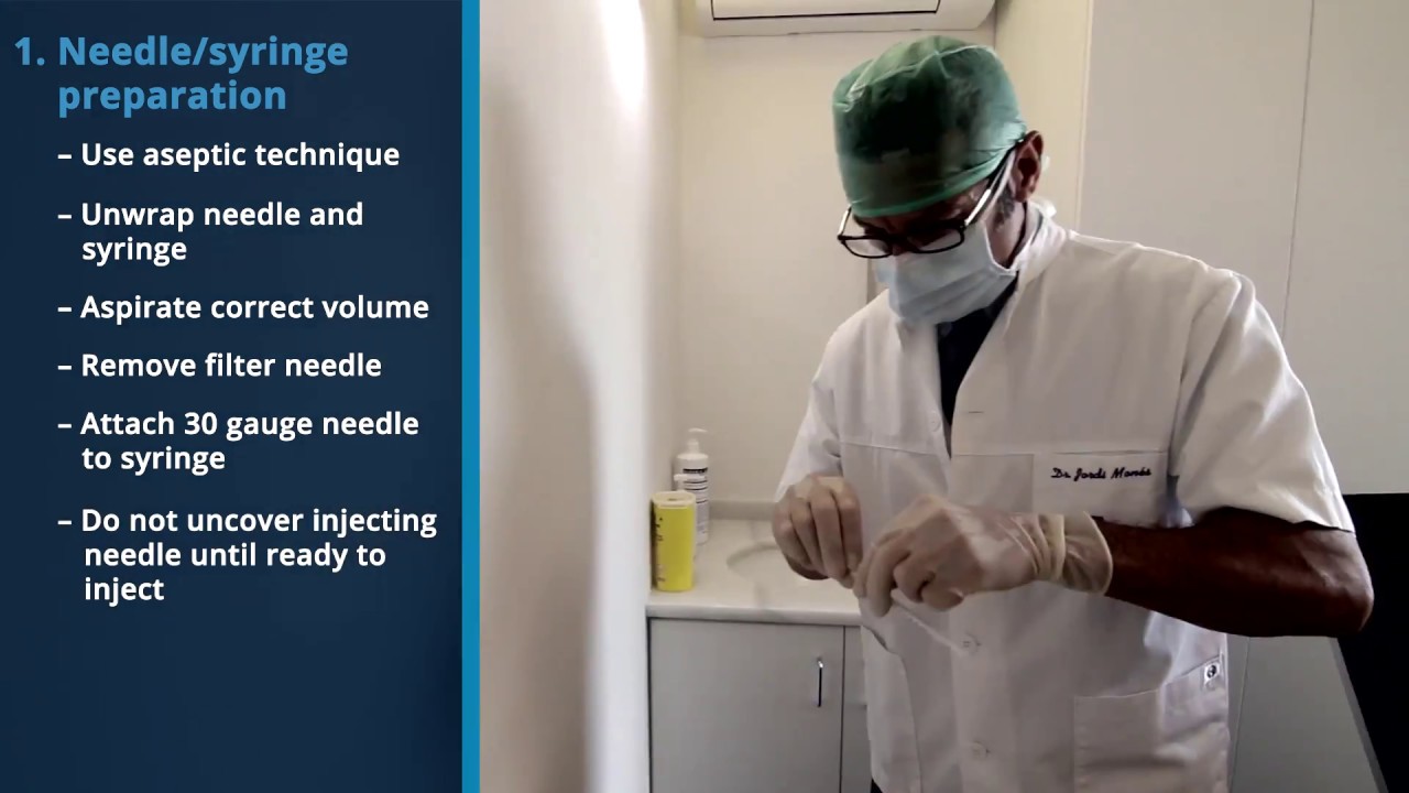 Preparing the Syringe - YouTube