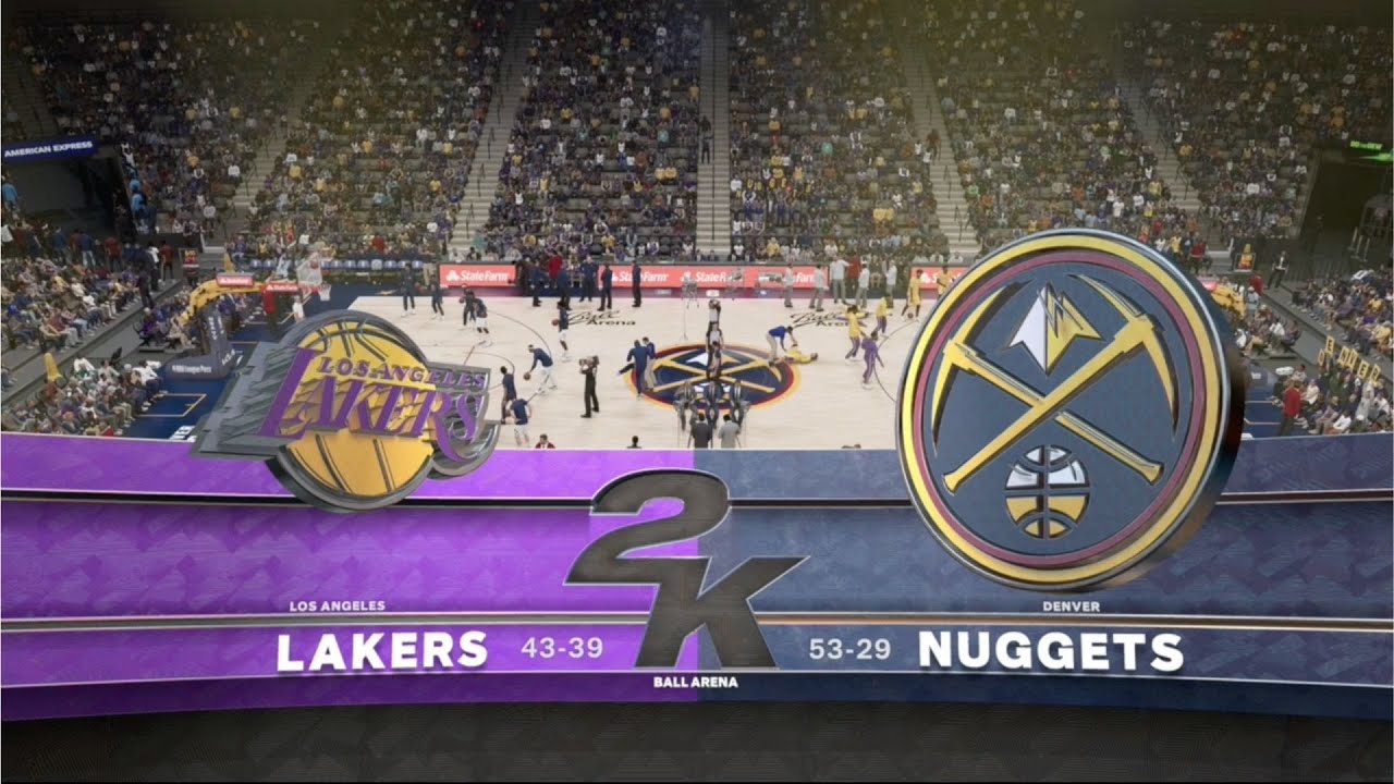 NBA 2K23 Playoffs Western Conference Finals | Lakers v Nuggets ...