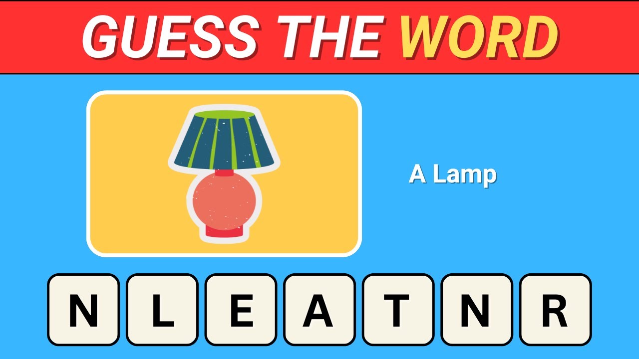 Can you GUESS the WORD from the Scrambled Letters? - YouTube