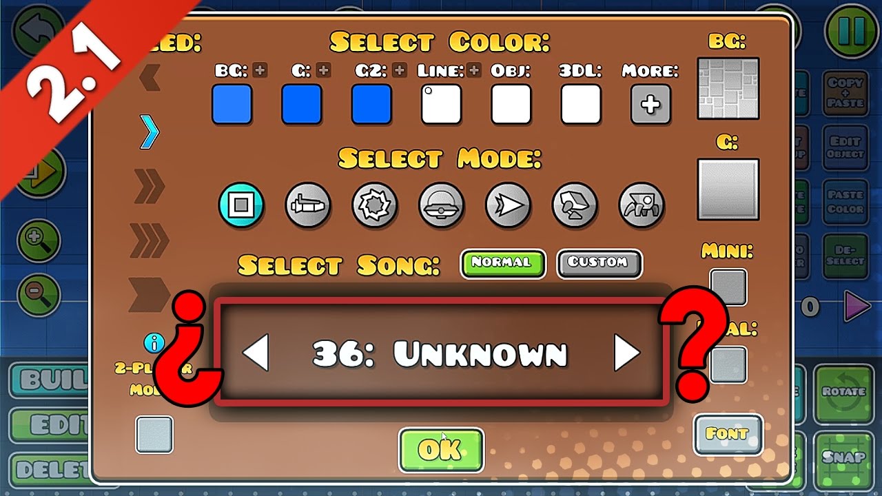 LA CANCIÓN "EXTRA" OCULTA en el EDITOR de Geometry Dash 2.1 | GuitarHeroStyles - YouTube