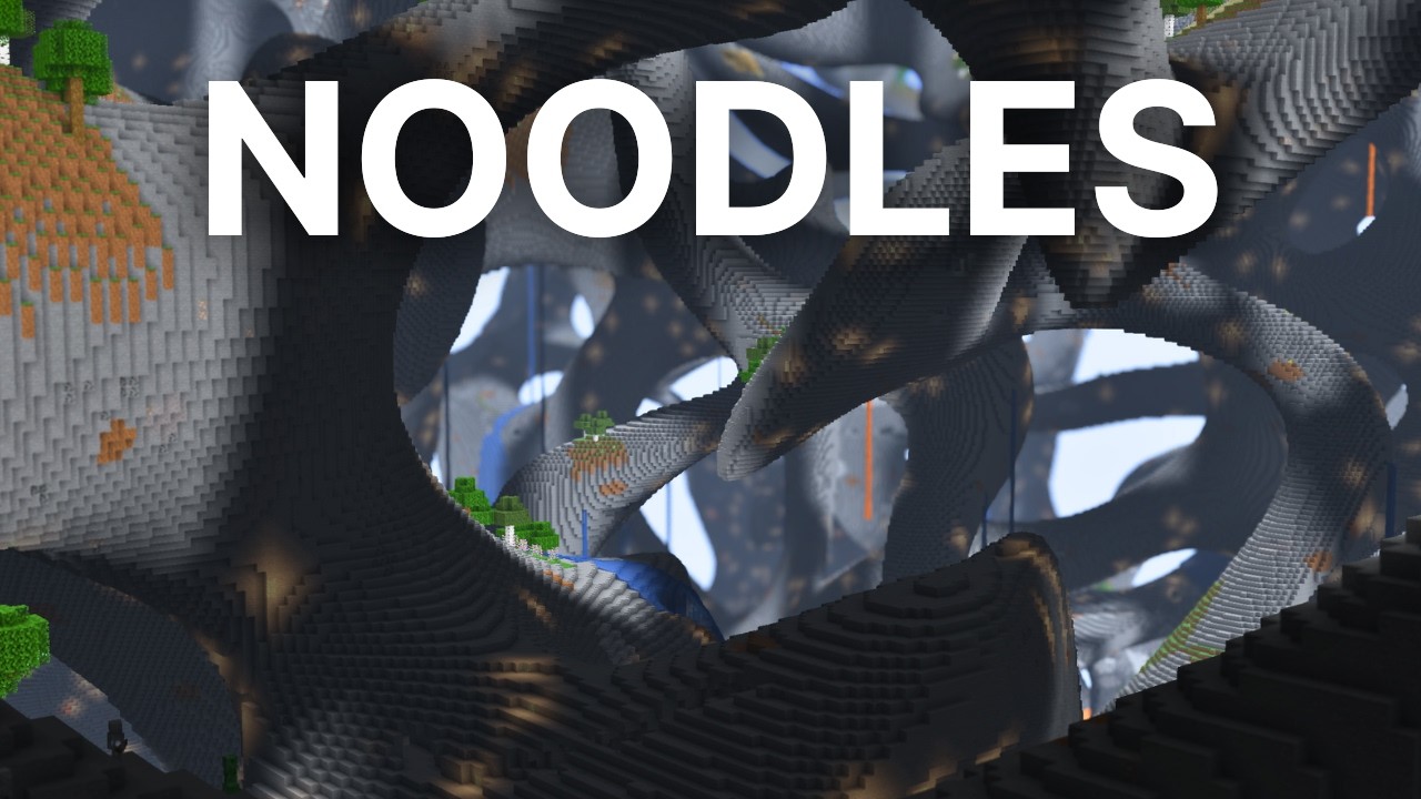 I Tried To Beat Minecraft in a Noodle World! - YouTube