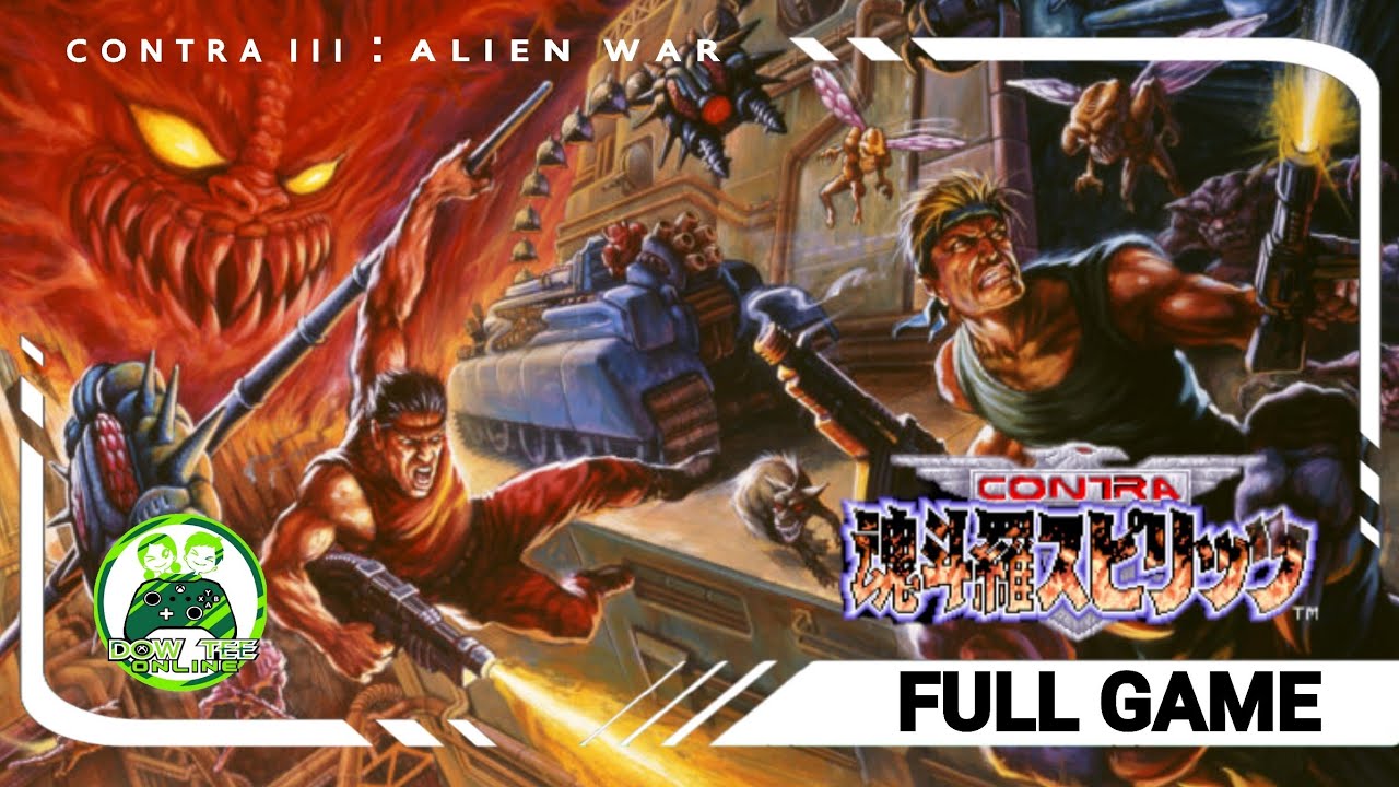 [ FULL GAME ] Contra III : Alien War - YouTube