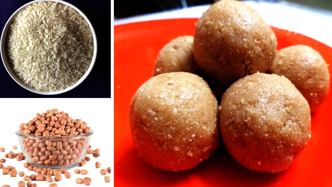 ఒక కప్పు బియ్యం ఒక కప్పు పల్లీలతో ఎంతో రుచికరమైన స్వీట్ ఐటమ్ తయారీ ...