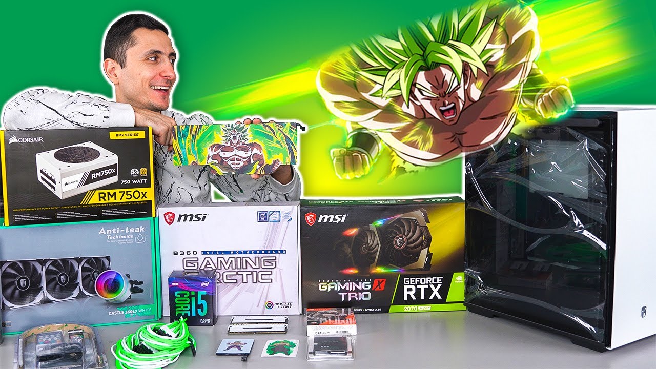 The Custom BROLY Gaming PC Build - YouTube