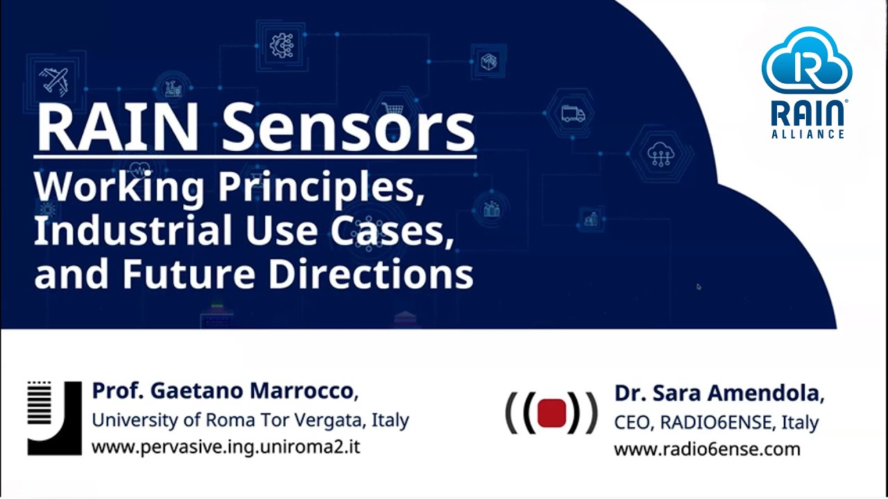 RAIN Alliance Webinar: RAIN Sensors: Working Principles, Industrial Use ...