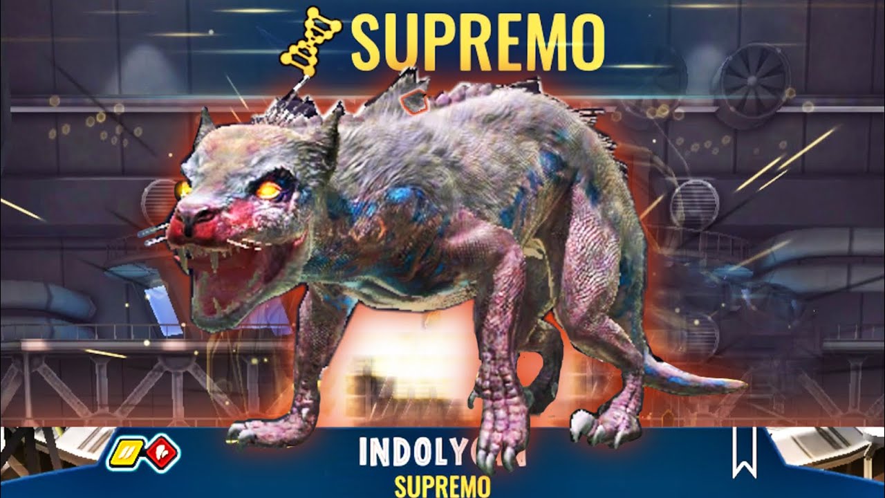 INDOLYCAN SUPREMO DESBLOQUEADO! (JURASSIC WORLD ALIVE) - YouTube