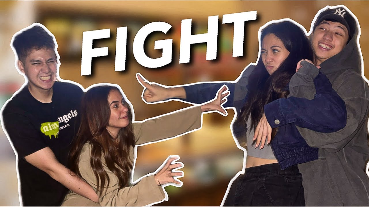 FIGHTING IN FRONT OF OUR BOYFRIENDS PRANK!! - YouTube