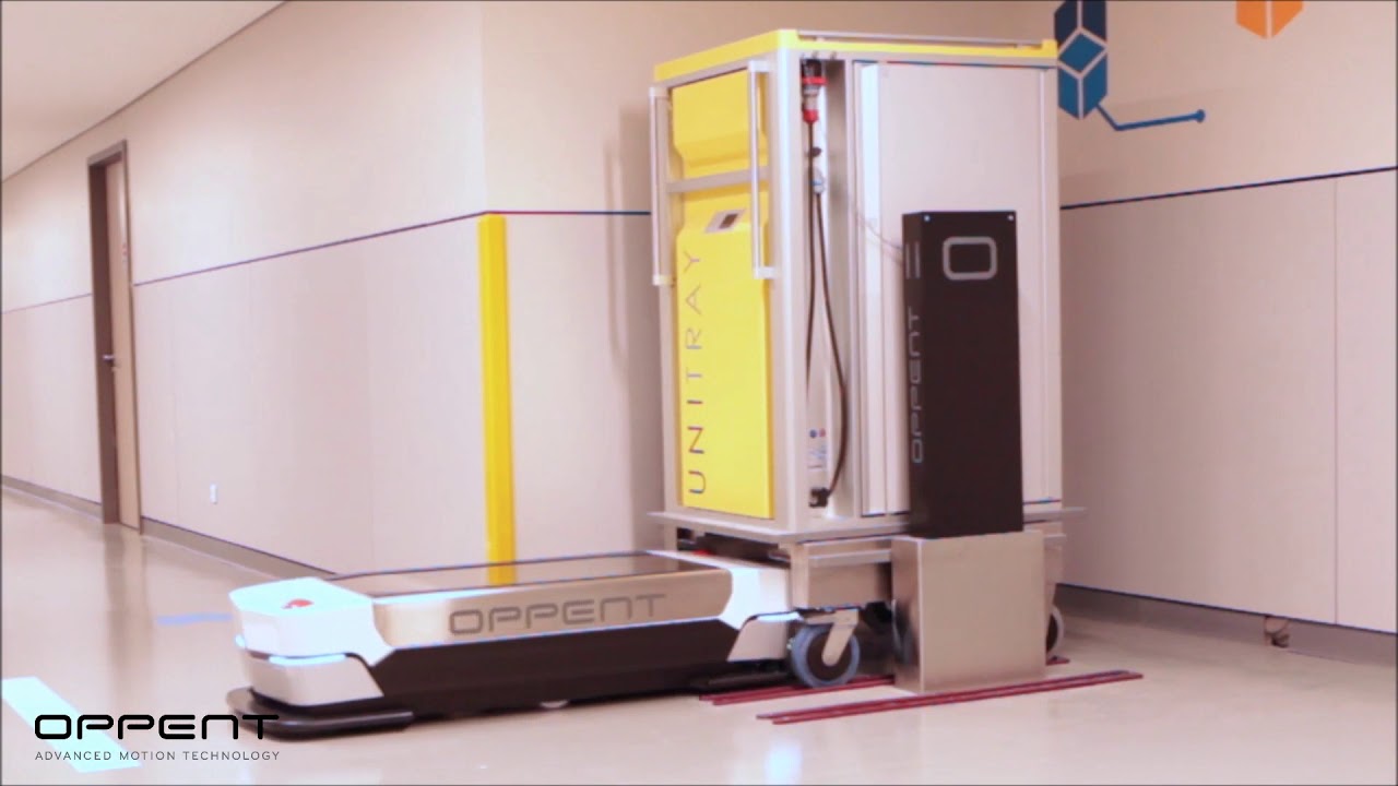Oppent Mobile Robot for Hospital intralogistics - YouTube