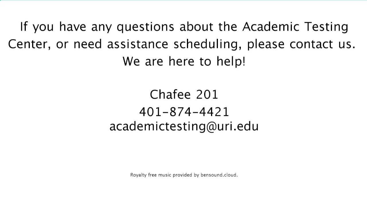 For Students: How To Schedule Your Exam with the Testing Center - YouTube