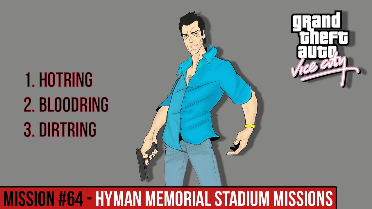 GTA: Vice City #64 Hyman Memorial Stadium missions - YouTube
