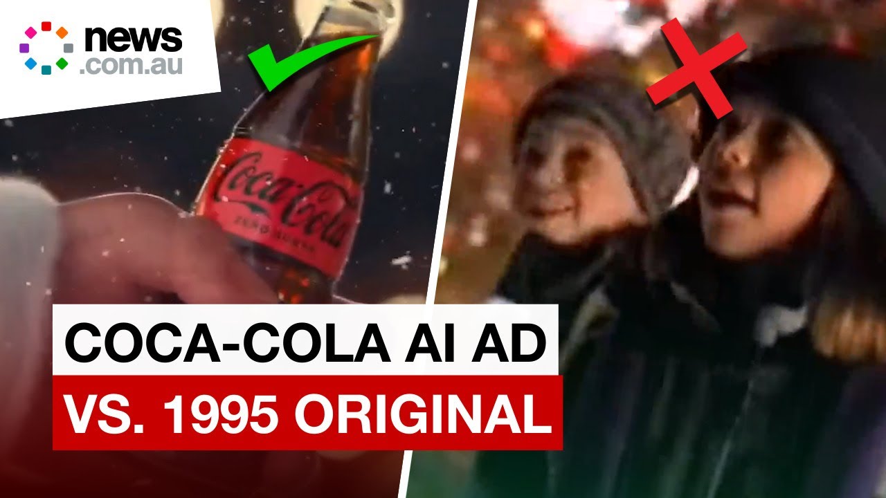 'Creepy' Coca-Cola ad that has everyone seeing red - YouTube