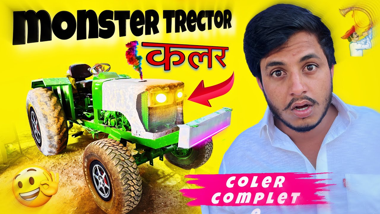 Tochan King Tractor Fully Painted – Looking Awesome - YouTube