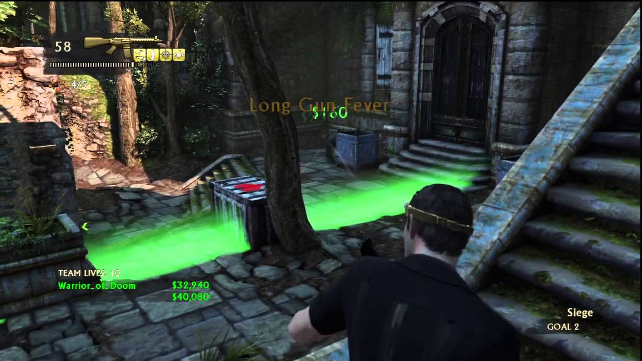 Uncharted 3 Co-op Arena Chateau Crushing No Deaths & 2 players ♡ Ft ...